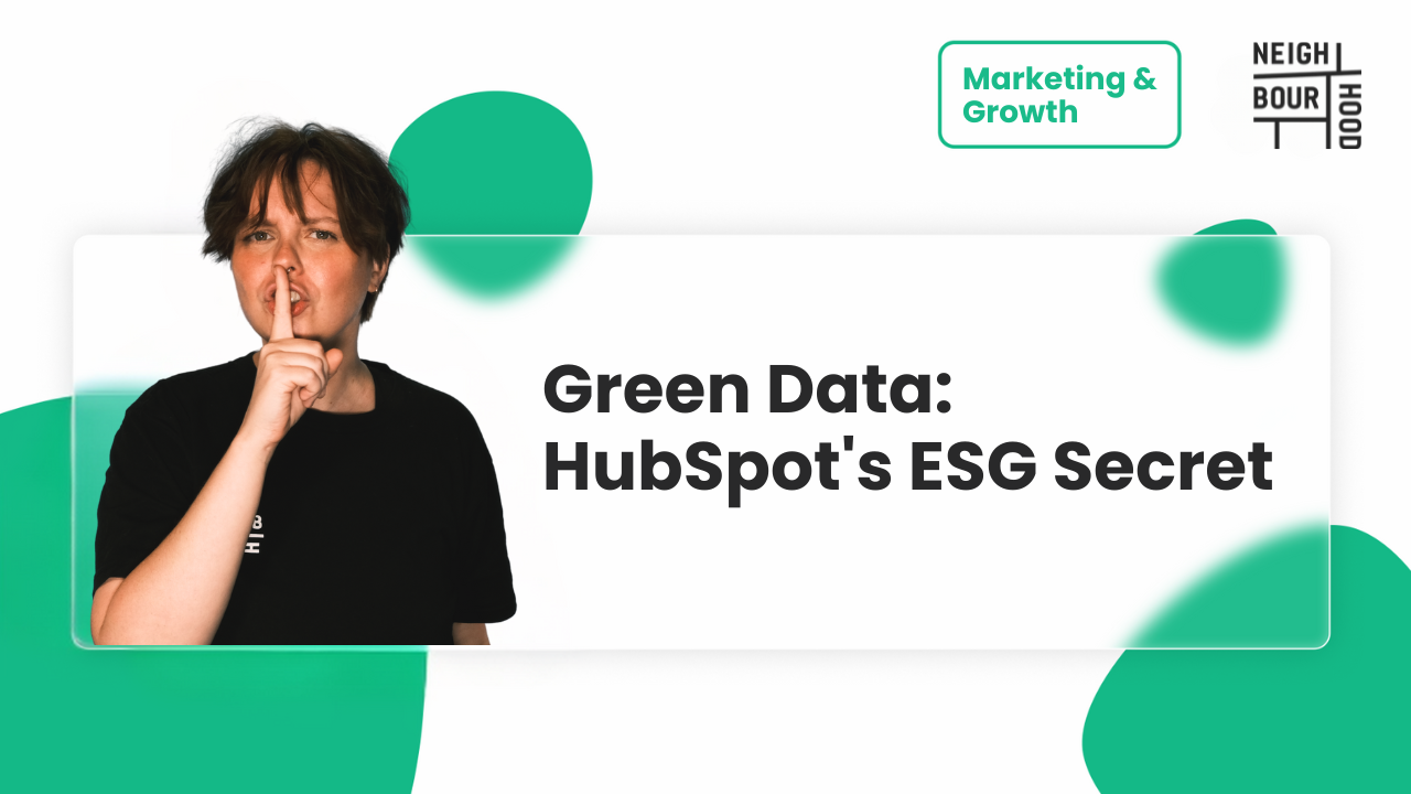 Green Data: HubSpot's ESG Secret
